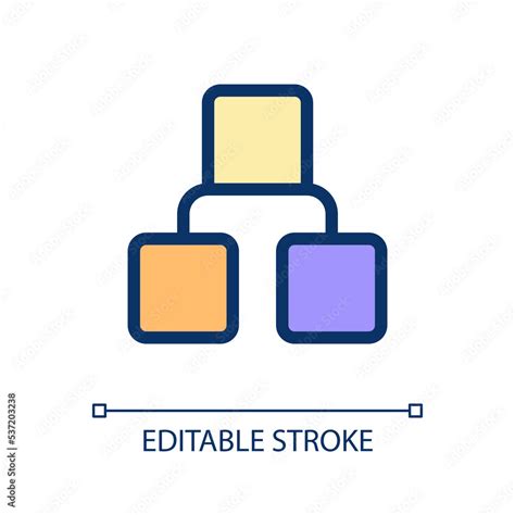 Infographic Blocks Pixel Perfect Rgb Color Ui Icon Visual Materials