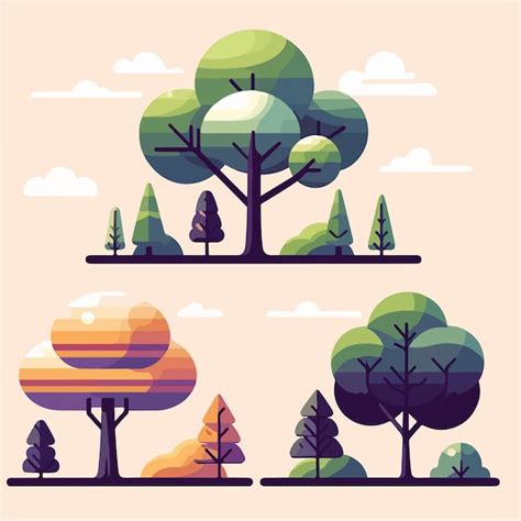 Trees Illustrator Images Free Download On Freepik