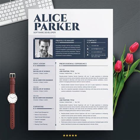 MS Word CV Resume Template Resume Template Cv Template Cv Resume