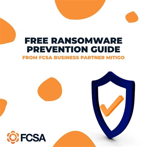 Cyber Security Awareness Month Free Ransomware Prevention Guide Available From Mitigo • Fcsa