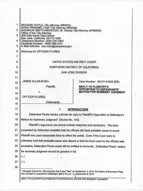 Reply to Plaintiff's Opposition to Defendants' Motion for Summary Judgment
