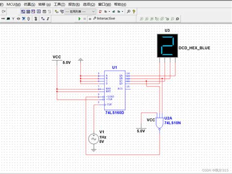 Multisim找部件记录，设计6进制及31进制记录六进制计数器 Csdn博客