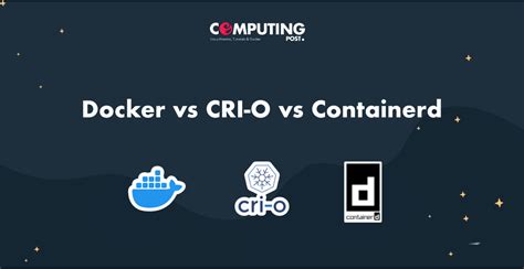 Docker Vs Cri O Vs Containerd By Computingpost Medium