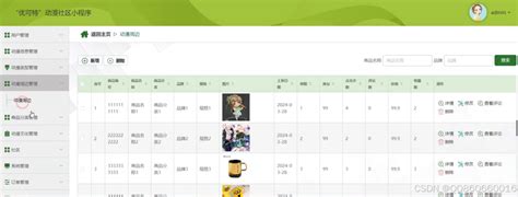 java基于vue spring boot的“优可特”动漫社区小程序 可视化分析 csdn博客