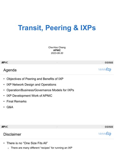 Transit Peering Ixps 20230630 Pdf Computer Network Router Computing
