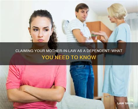 Claiming Your Mother In Law As A Dependent What You Need To Know Lawshun