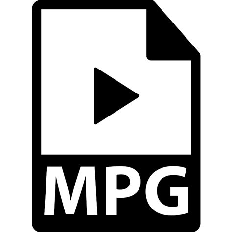 Mpg File Format Variant Vector SVG Icon SVG Repo