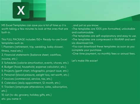 Excel Templates Business ǀ Personal ǀ Project ǀ Tracker Etsy