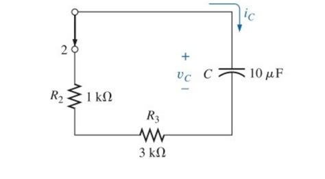 Solved RC Discharge Examination In This Circuit Chegg Com