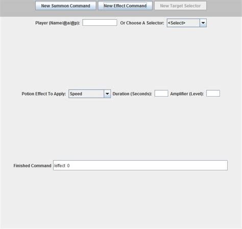 Minecraft Command Generator Minecraft Mod