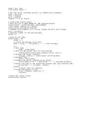 UDP Pinger Client Py Import Sys Time From Socket Import Get The