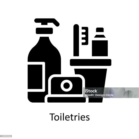 세면 용품 벡터 솔리드 아이콘 디자인 그림입니다 흰색 배경에 식료품 기호 Eps 10 파일 개체 그룹에 대한 스톡 벡터 아트 및 기타 이미지 Istock