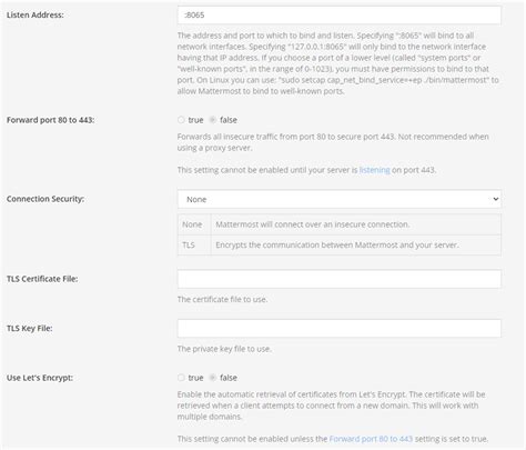 listening address and configuring tls via system console cloudron forum
