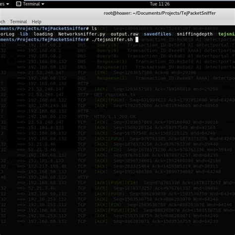 h3x it is a command line python network sniffer which sniffs raw