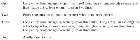 longtable adding equal space after rows of varying heights in a table
