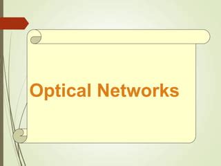 TCP IP Performance Over Optical Fiber PPT