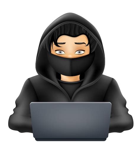 Premium Vector Young Hacker Programmer It Specialist Coder Sitting At
