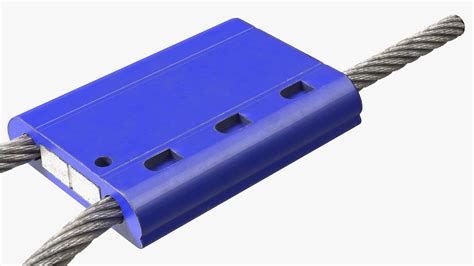 파란색 꽉 강철 케이블 씰 루프 3d 모델 19 3ds Blend C4d Fbx Max Ma Lxo Obj Free3d