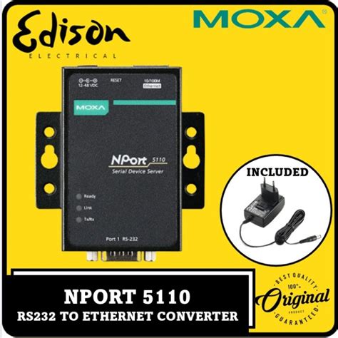 Jual MOXA NPort Port RS Serial Device Servers Jakarta Barat Edison Electrical