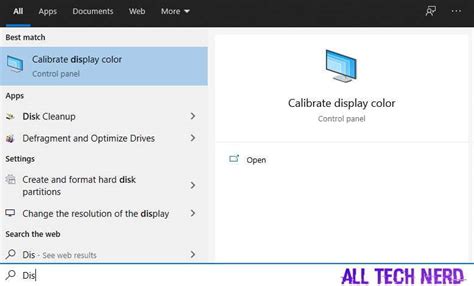 How To Calibrate Your Monitor In Windows 10 All Tech Nerd