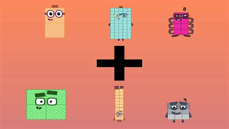 Numberblocks Learn Math 3 Digit Addinator Remix Falling Down Youtube