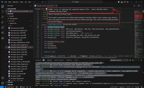 7002 Error In Opening The Compiled Module File Fortran Discourse