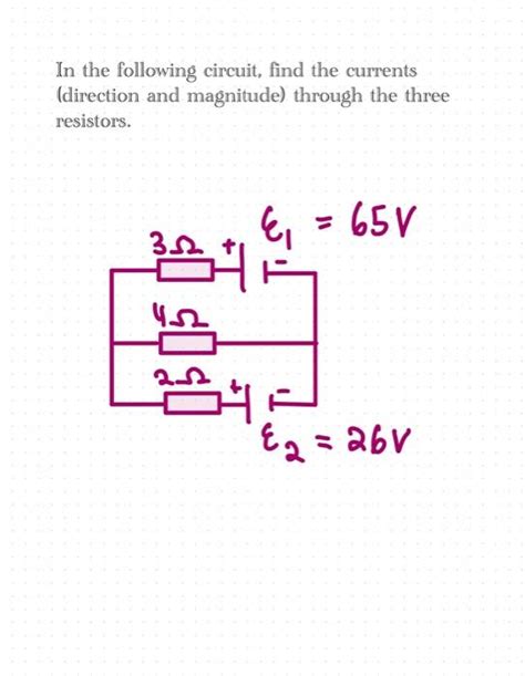 Solved In The Following Circuit Find The Currents Chegg Com