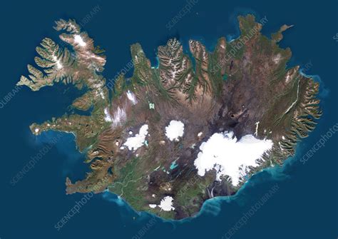Iceland Satellite Image Stock Image C0591244 Science Photo Library