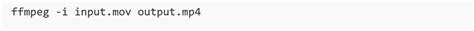 How To Convert Mov To Mp4 With Ffmpeg 2025 Full Guide