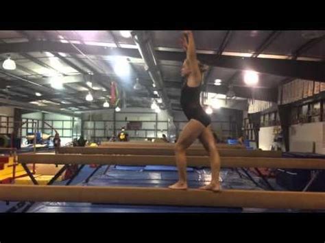 Xcel bronze beam routine w/ handstand - YouTube | Handstand, Beams ...