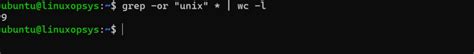 Using Grep To Count Number Of Match