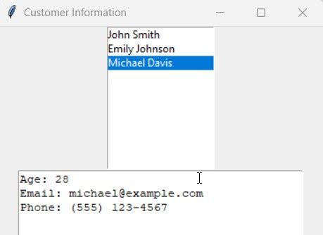 How To Display Data In Textboxes Using Python Tkinter