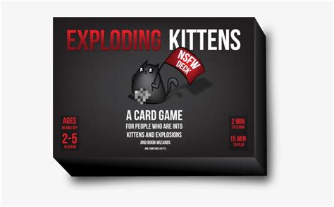 Download Exploding Kittens Nsfw Exploding Kittens A Card Game About Kittens Transparent PNG