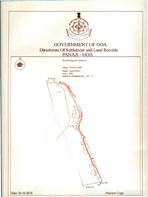 Goa Plot Map Survey No 176 1a G Pdf