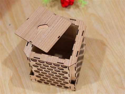 Laser Cut Box Template Free 3mm Vector File Vectors File