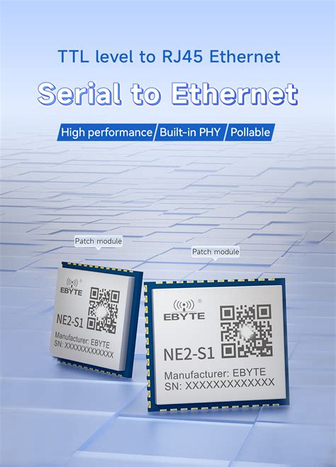 Ebyte Ne2 S1 Ttl Serial Port To Ethernet Patch Module Modbustcp To Rtu