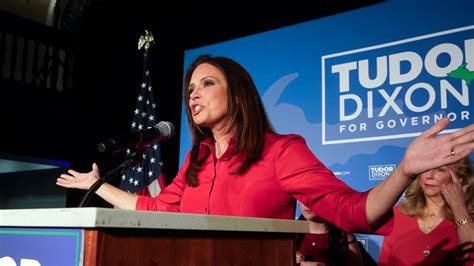 Trump Praises Gubernatorial Candidate Tudor Dixon At Rally In Mich