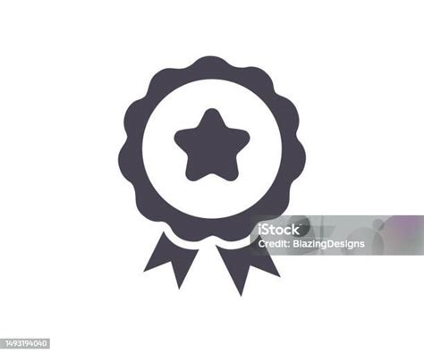 인증된 메달 아이콘입니다 인증 배지 인증된 스타 엠블럼 배지 우승자 기호 최고의 프리미엄 품질 기호 성취 보장 픽토그램 벡터 디자인 및 일러스트레이션 Championship