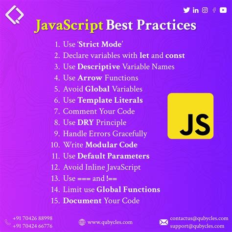 qubycles on linkedin javascript codesmart webdevelopment cleancode