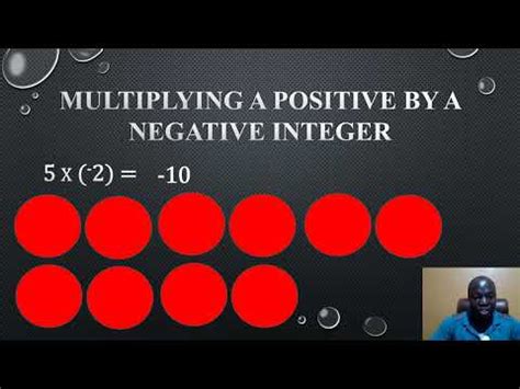 Multiplication With Integers YouTube