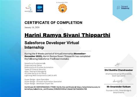 Harini Thipparthi On Linkedin Salesforcecertified Careergrowth