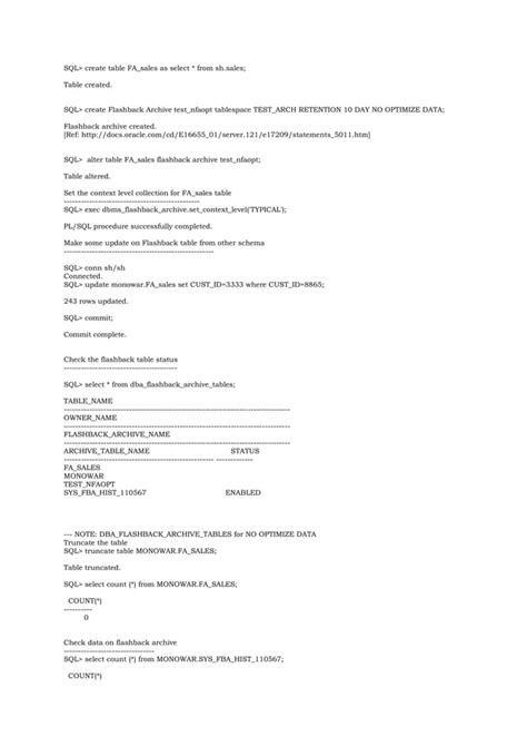 12c Database Temporal Validity And Flashback Archive Testing Pdf