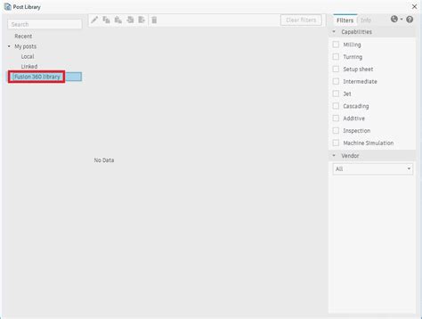Fusion Help Default Post Processors Are Not Available In Post Library