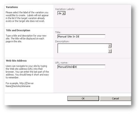 Sharepoint Variations The Complete Guide Part 9 Creating Site