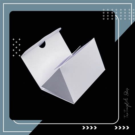 Triangle Box Template T Box Template Candy Box Template Resizeable Template Printable Etsy