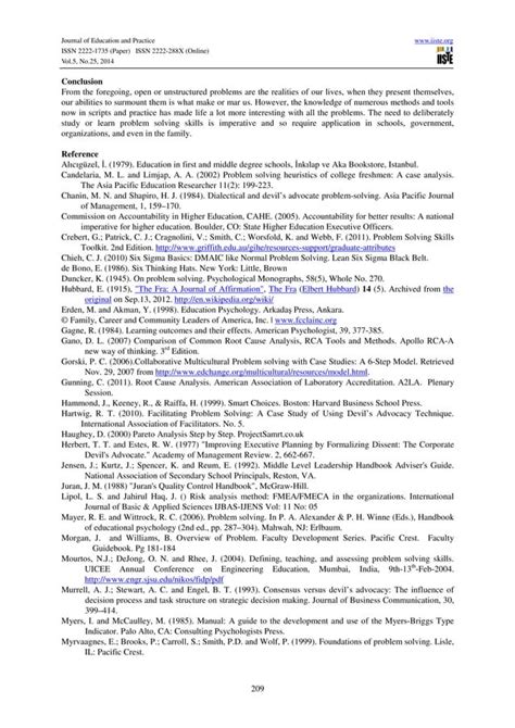 Introducing Effective Problem Solving Culture In Higher PDF