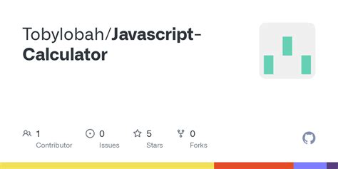Github Tobylobah Javascript Calculator