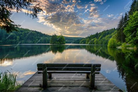 Premium Photo A Peaceful Scene Capturing The Tranquility And Beauty Of Natures Settings