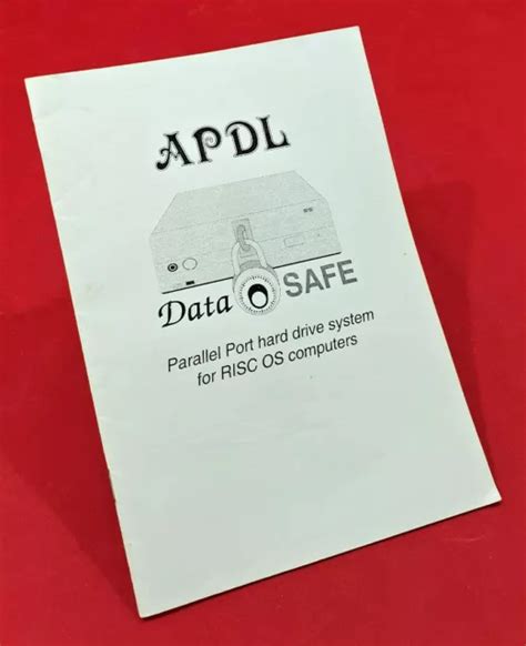 User Guide For Apdl Risc Os Data Safe Acorn Manual £1999 Picclick Uk