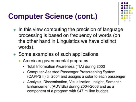 Ppt Computational Linguistics Powerpoint Presentation Free Download